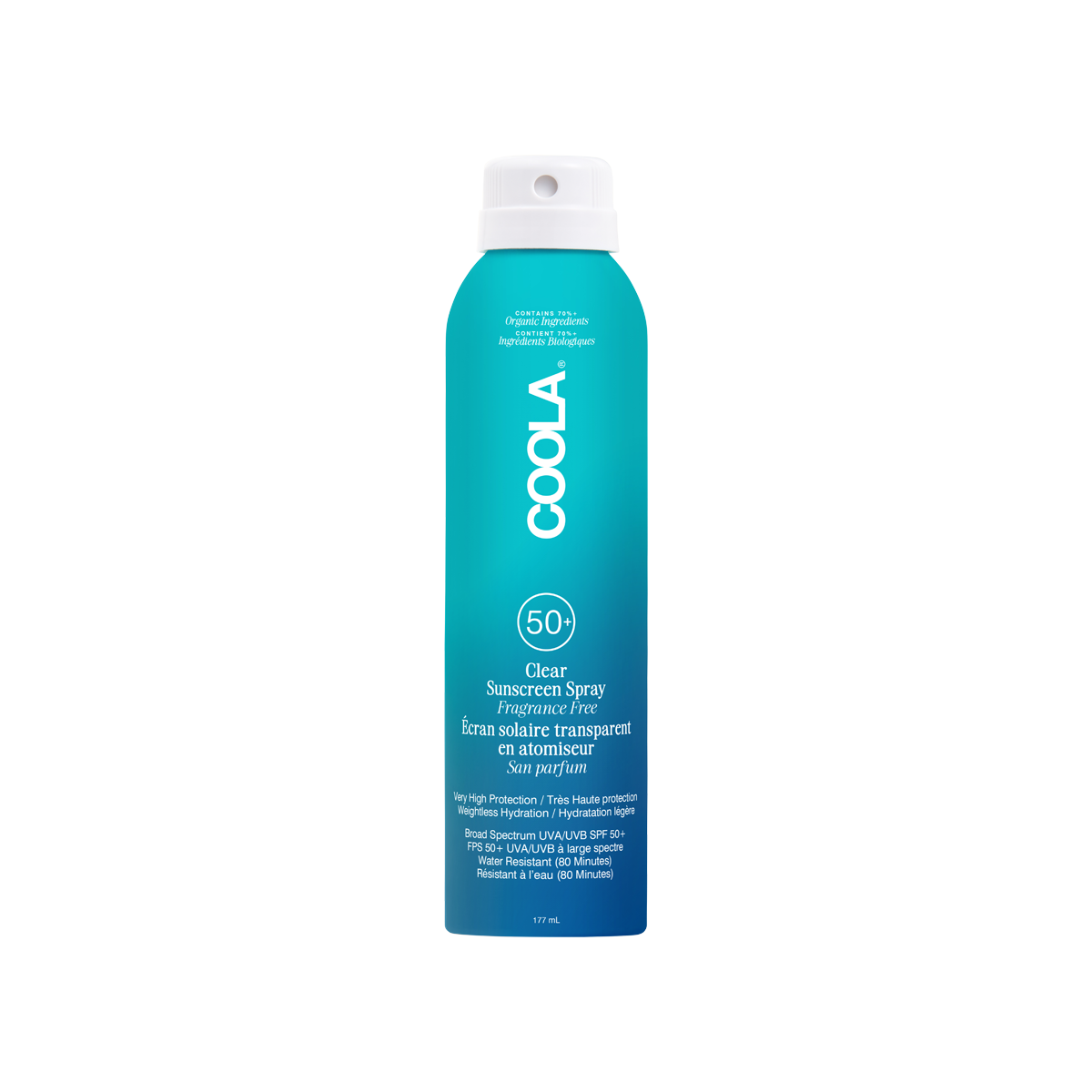 Coola Classic Body Sunscreen spray SPF 50 fragrance-free online ...